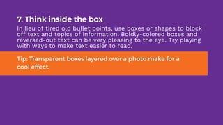 7 PowerPoint Design Hacks | PPT