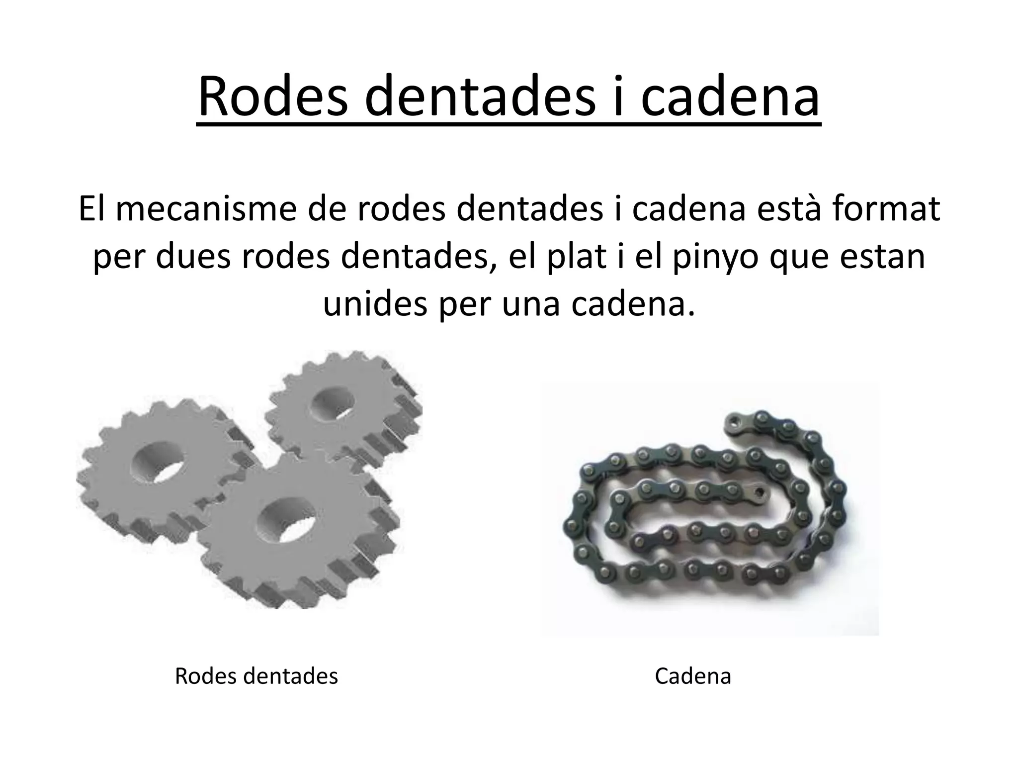 Powerpoint de tecnologia mecanismes | PPTX