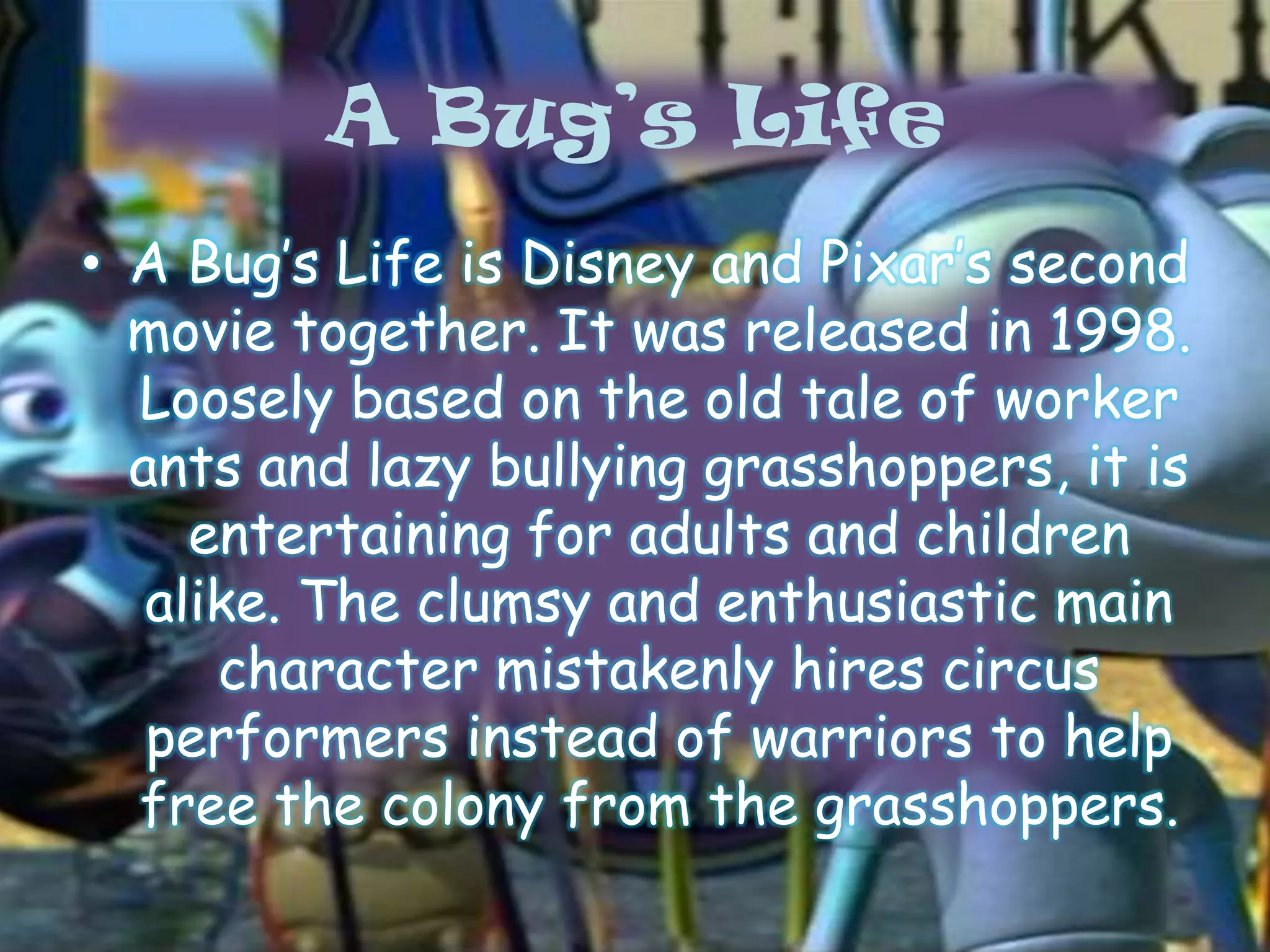 Disney Pixar Presentation | PPTX