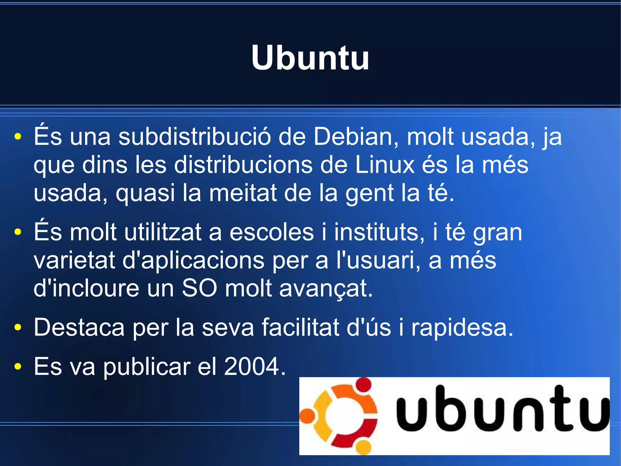 PowerPoint distribucions GNU/linux | PPT