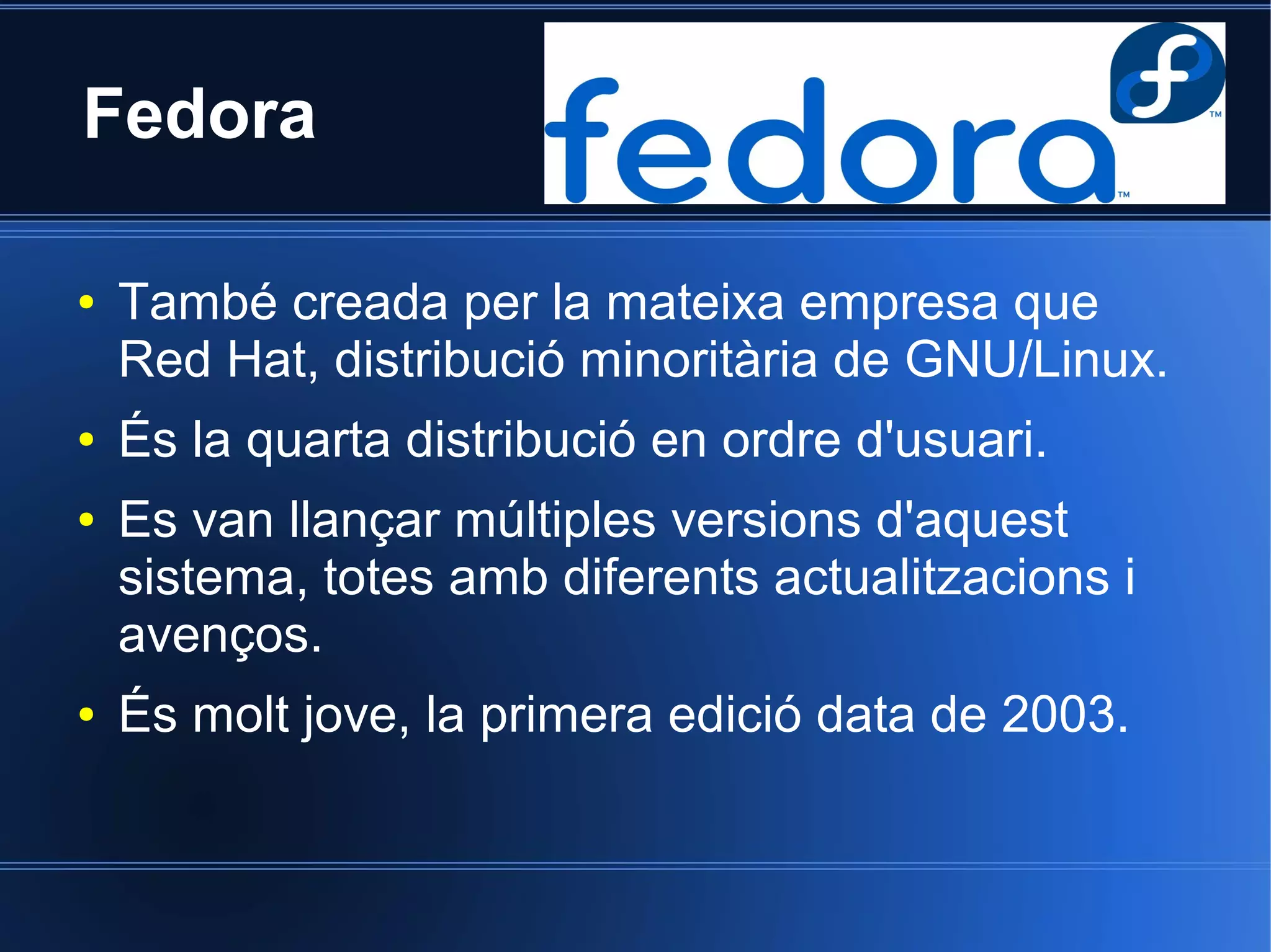 PowerPoint distribucions GNU/linux | PPT