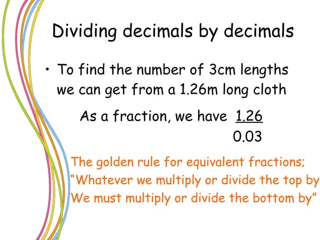 Powerpoint Division Of Decimals L2 | PPT