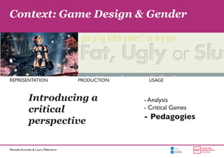 Rethink Game Design through Feminist Methodologies: a Case Study | PDF