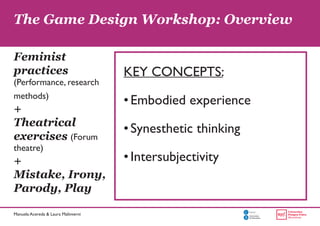 Rethink Game Design through Feminist Methodologies: a Case Study | PDF