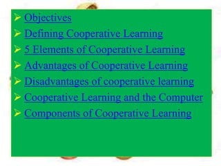 Cooperative Learning with the Computer | PPTX