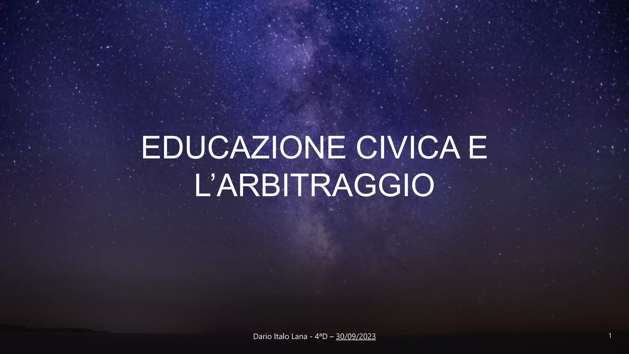 Educazione civica | PPTX