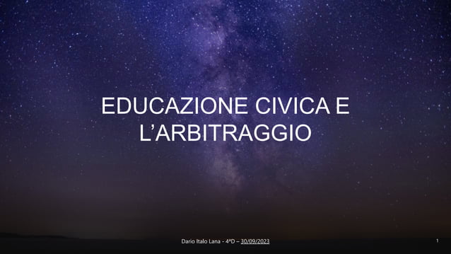 Educazione civica | PPT