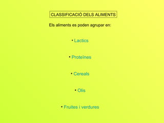 Power Point Els Aliments | PPT