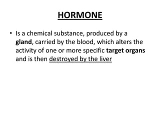 Powerpoint endocrine system | PPTX