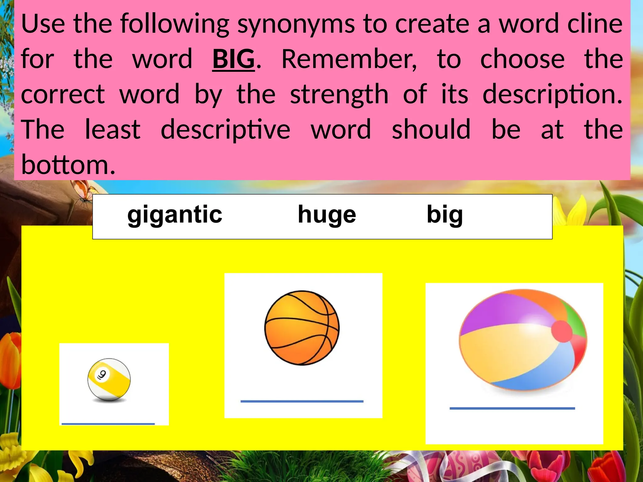 POWERPOINT_ENGLISH_RECOGNIZING SYNONYMS AND ANTONYMS.pptx