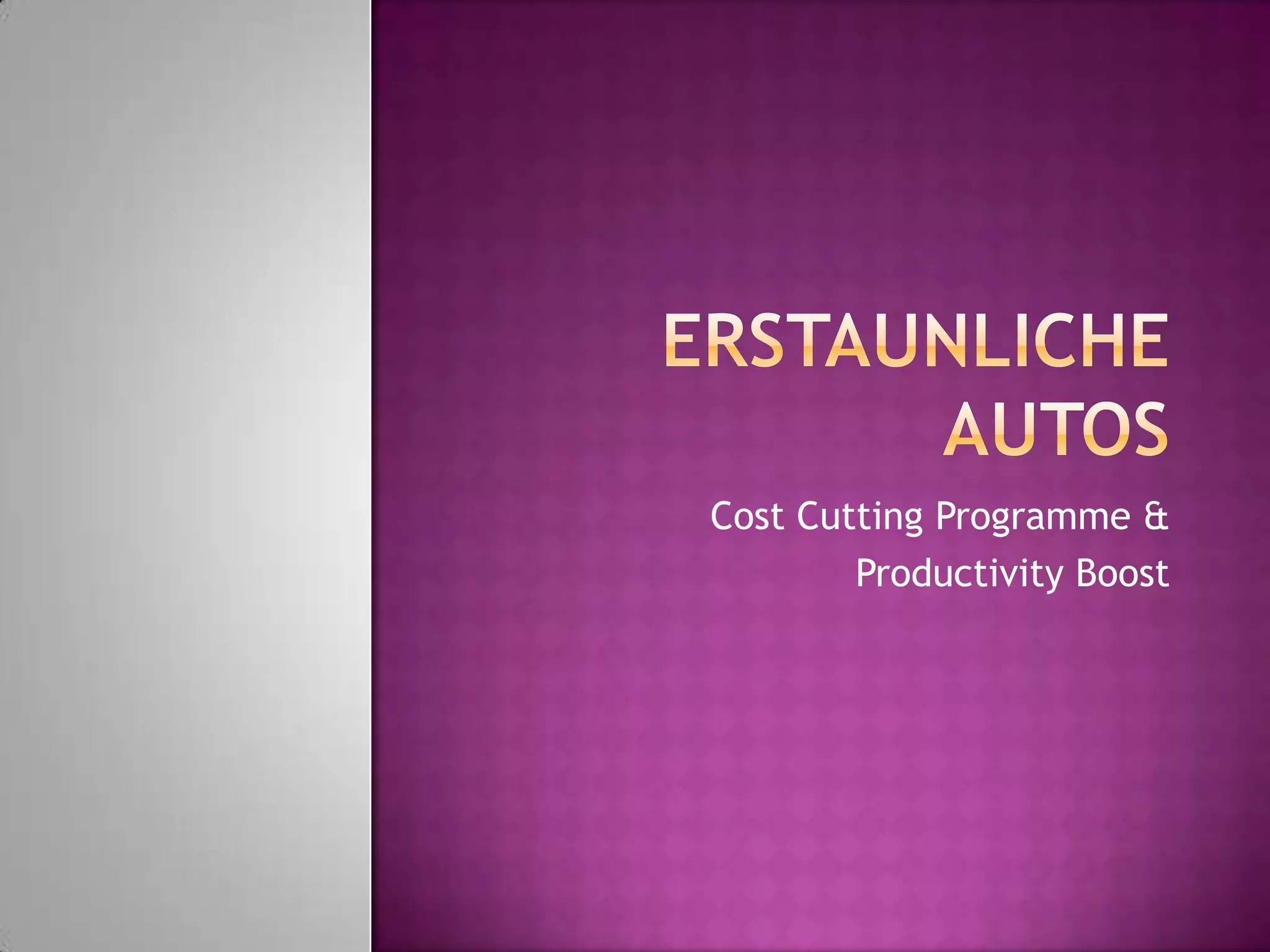 Powerpoint erstaunliche autos | PPTX