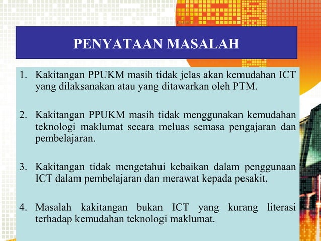 TAHAP KEMUDAHAN ICT DI PPUKM ppt | PPT