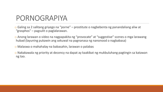 Isyung Moral: seksuwalidan- Ikaapat na Markahan | PPTX