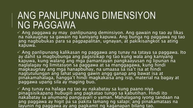 Modyul 7:Ang Paggawa Bilang Paglilingkod at pagtataguyod ng dignidad ng tao.pptx