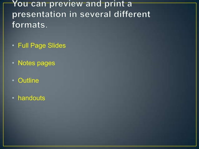 Power point essentials | PPT