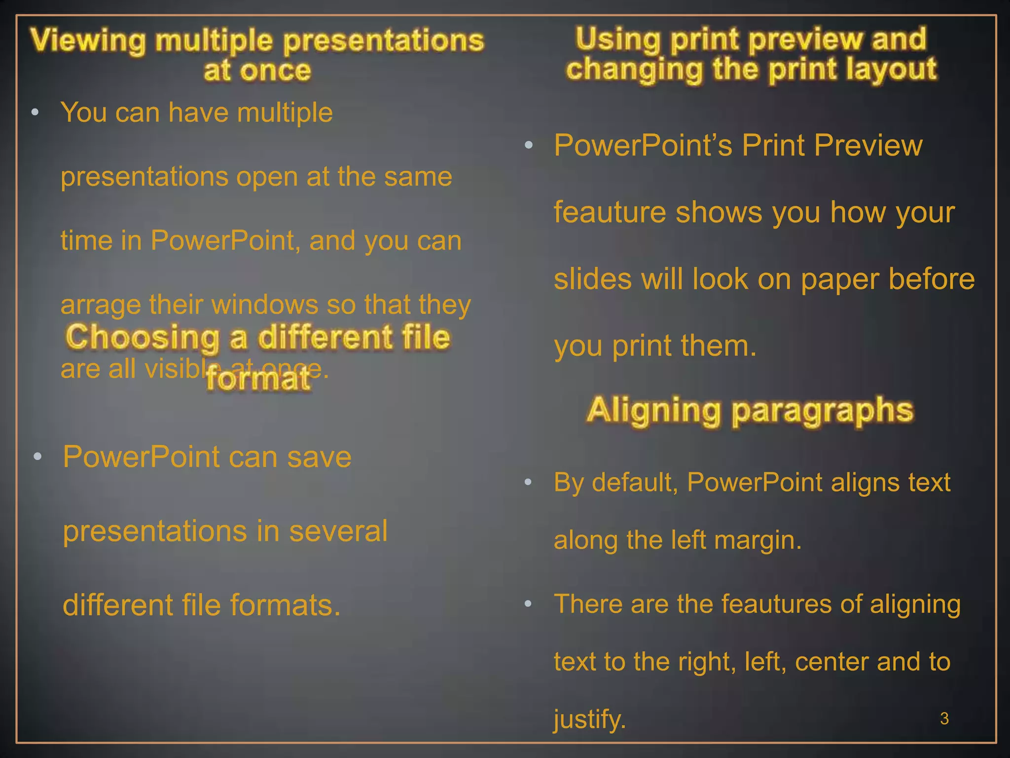 Power point essentials | PPT