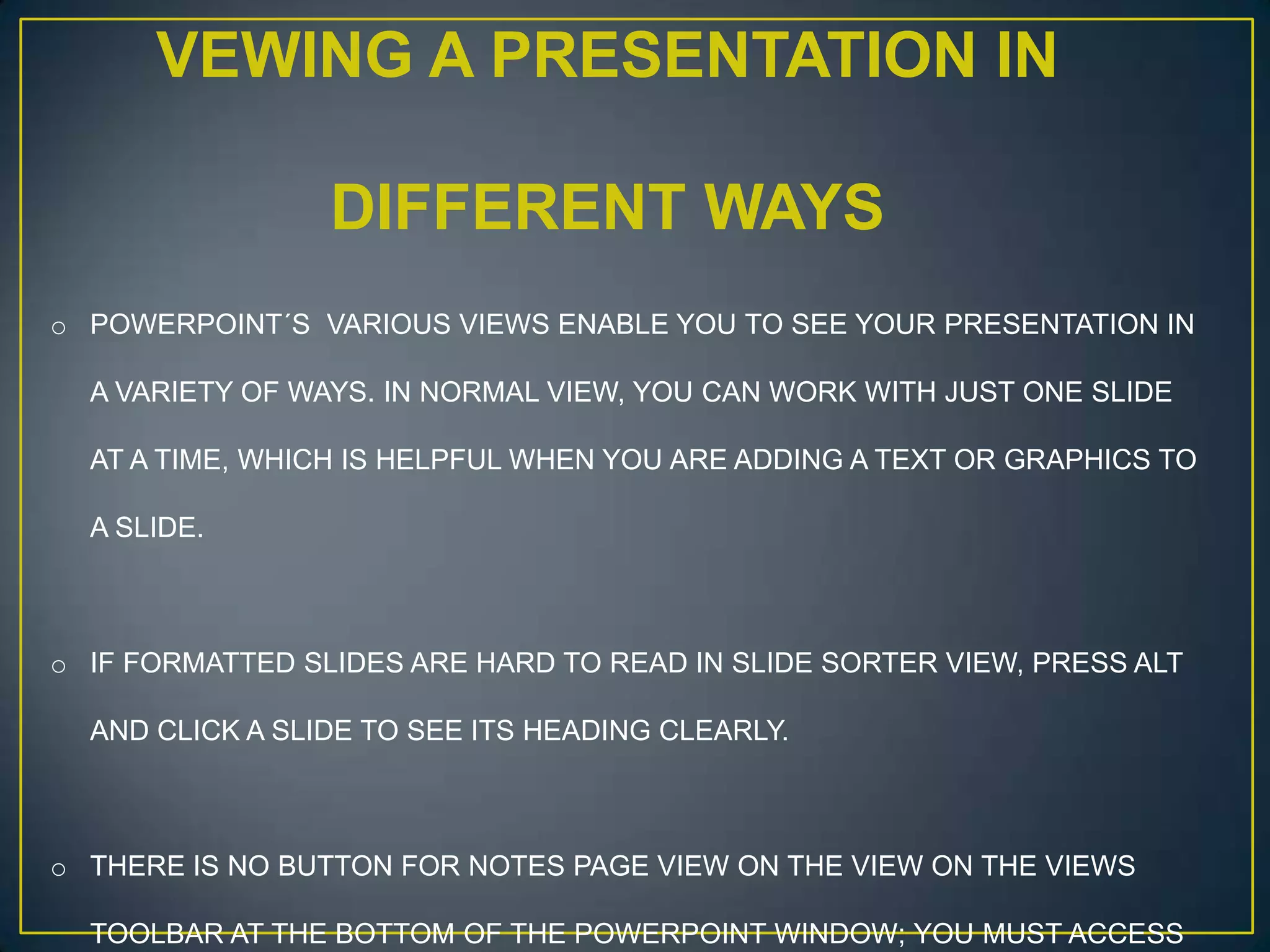 Powerpoint essentials | PPT