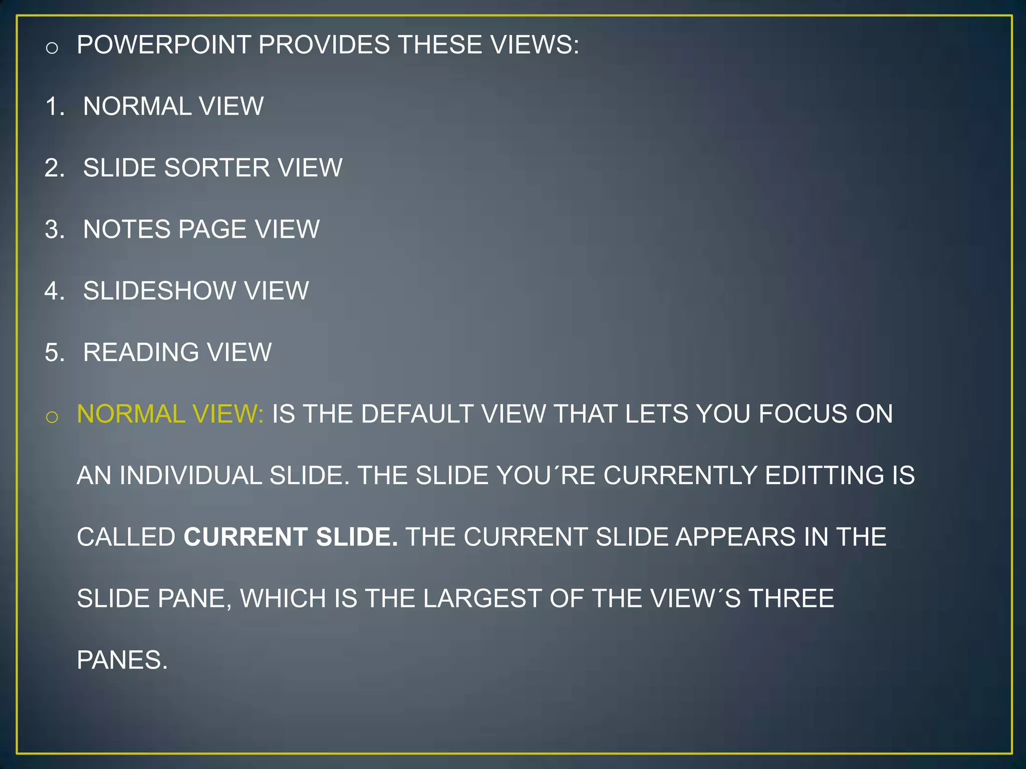 Powerpoint essentials | PPT