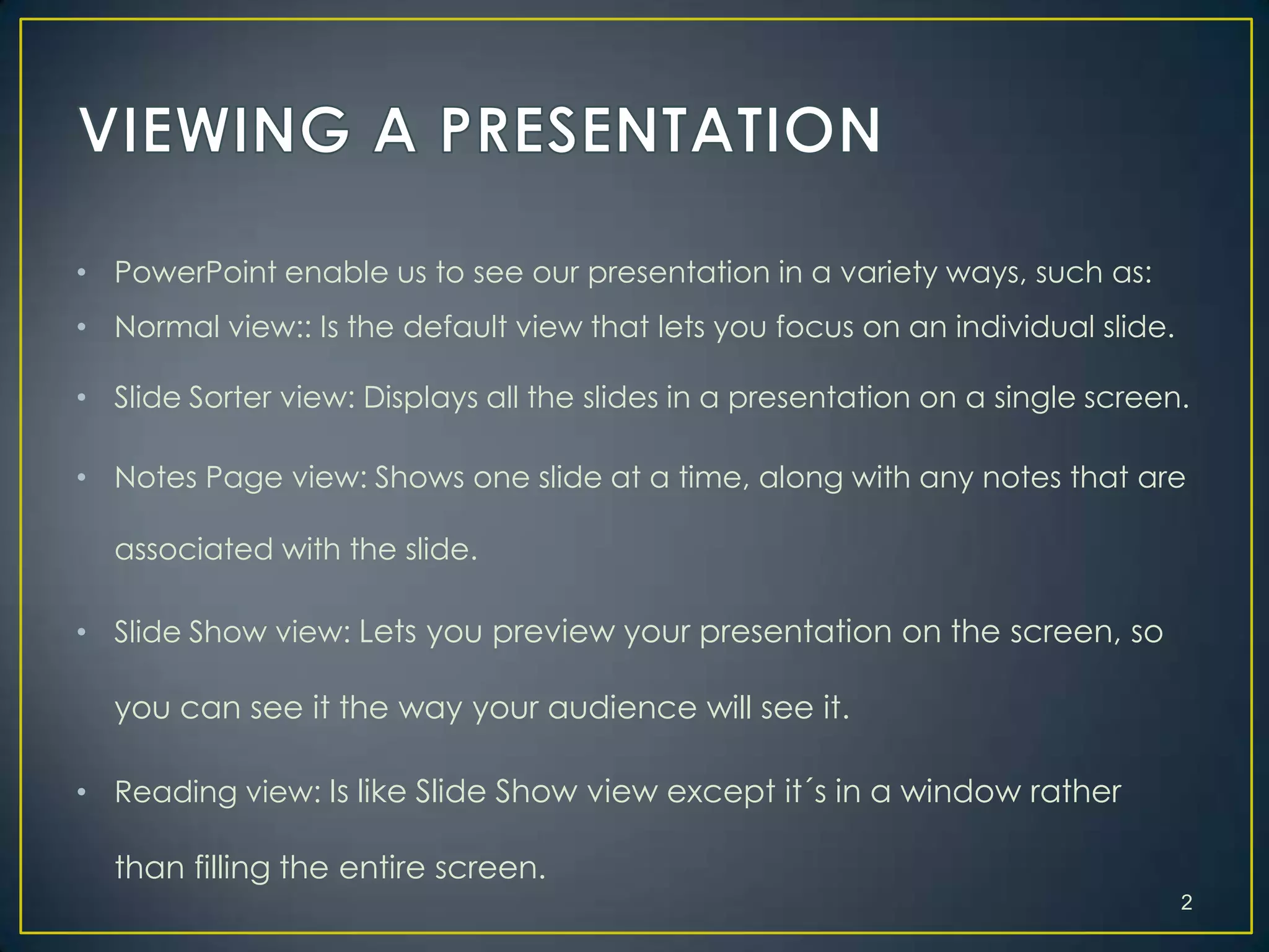 Power point essentials 8°c | PPTX