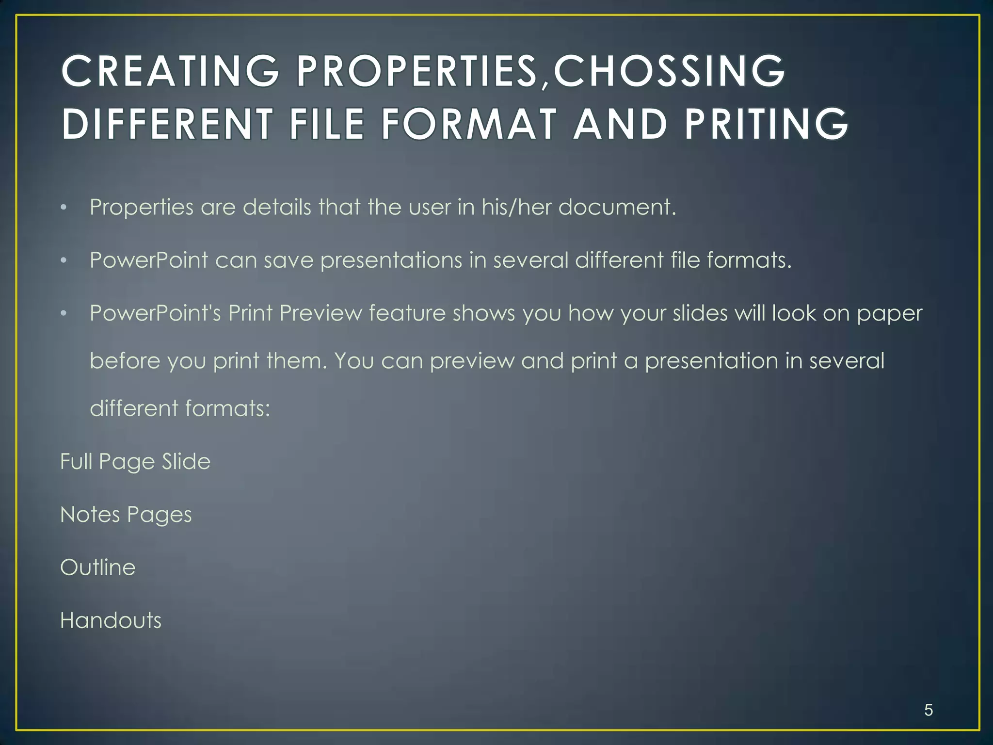 Power point essentials 8°c | PPTX