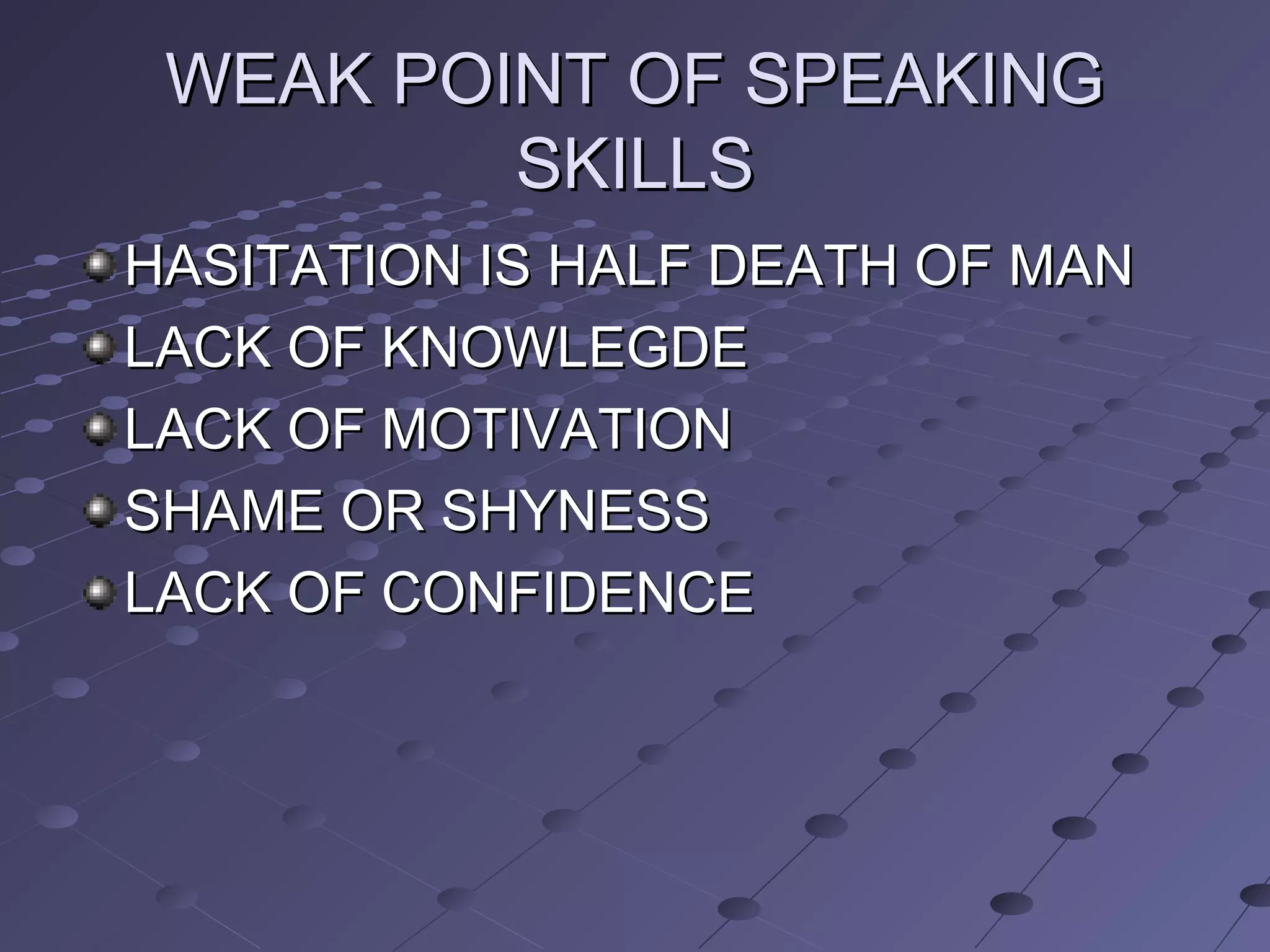 Powerpoint etm speaking skills | PPT