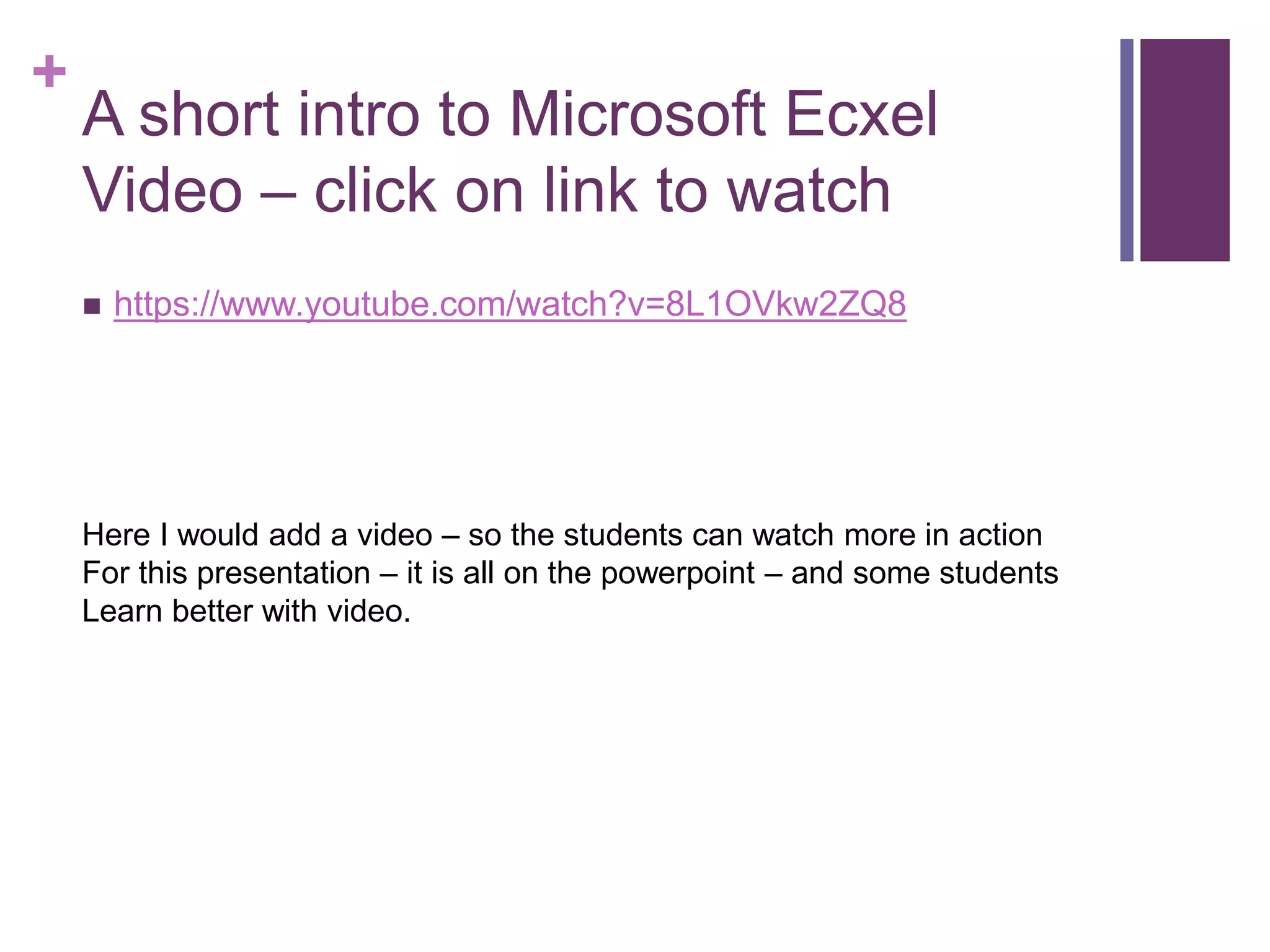 Powerpoint excel | PPT