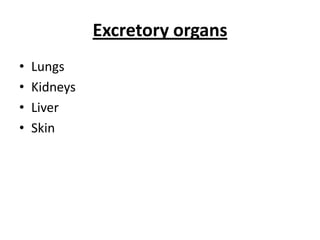 Powerpoint excretion and the kidneys | PPTX