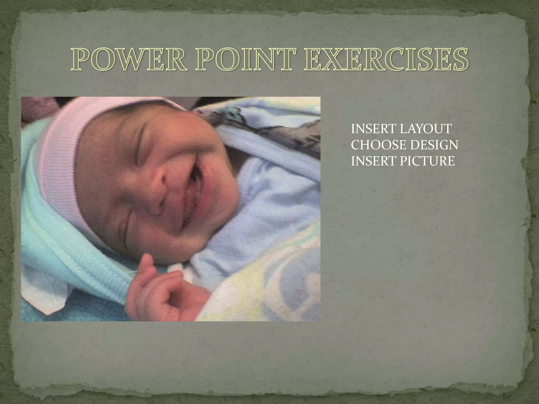 Power Point Exercise 3 | PPTX