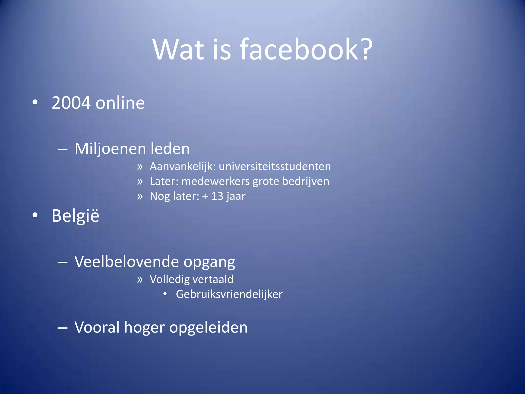 Powerpoint Facebook | PPTX