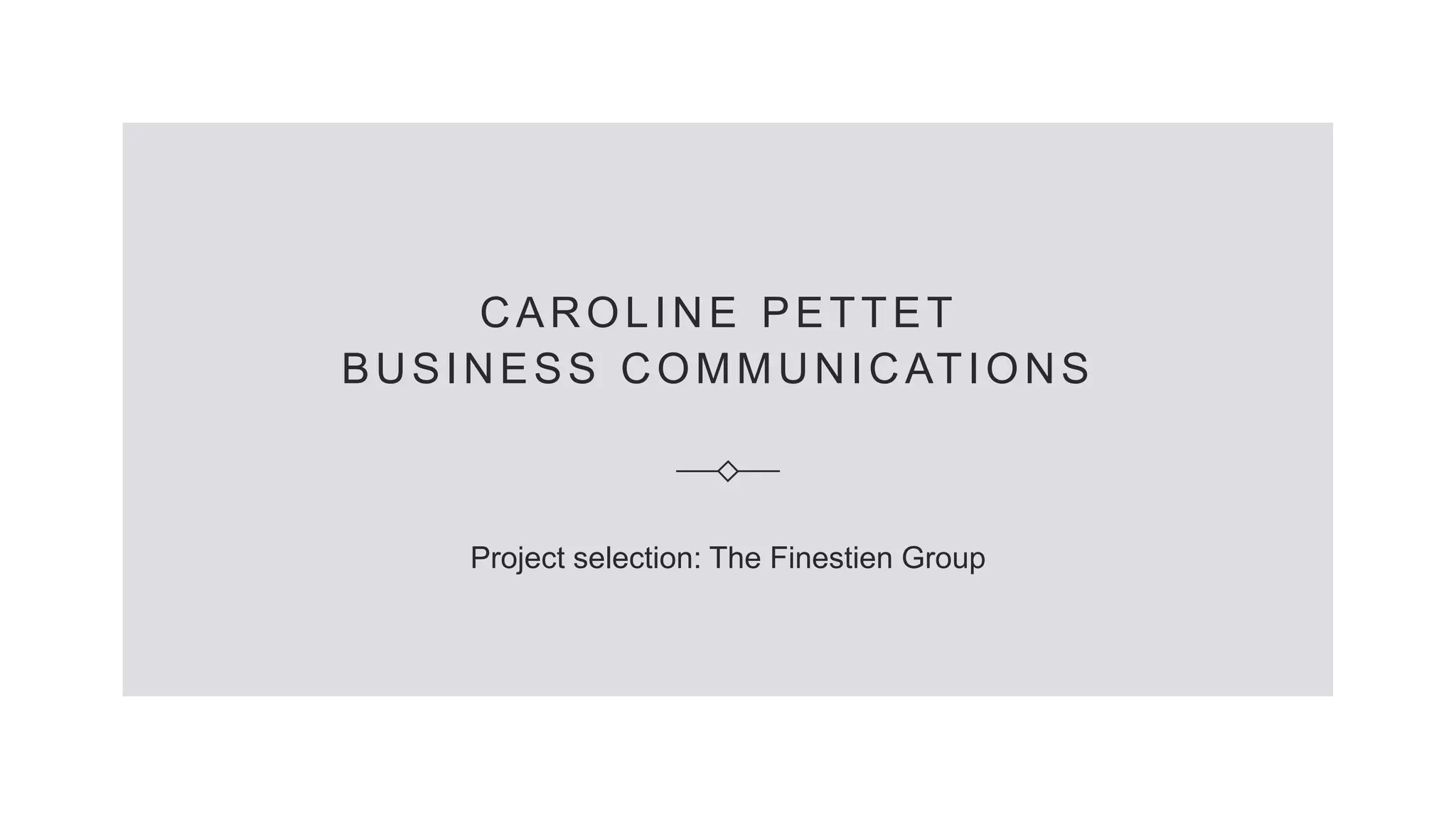 powerpoint feinstein.pptx | Business | Business and Finance