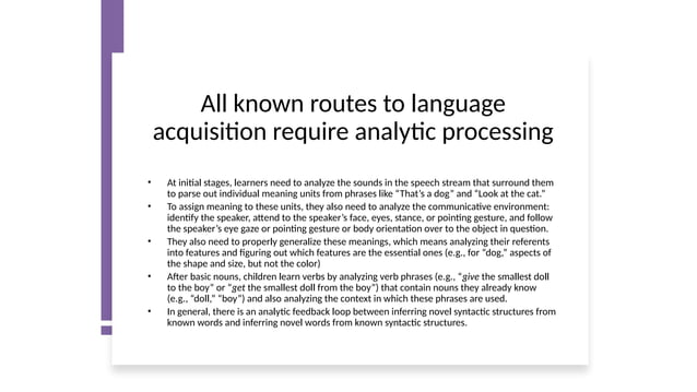 Systematic Review of GLP and NLA at ASHA 2024 Hemsley Beals Shane and ...
