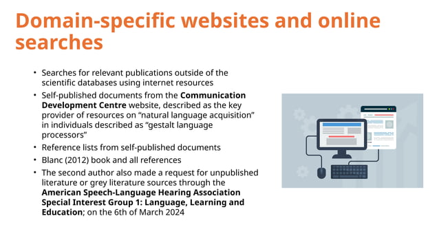 Systematic Review of GLP and NLA at ASHA 2024 Hemsley Beals Shane and ...