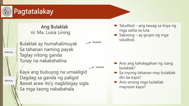 Powerpoint Filipino 6 - Pagsulat ng Tula.pptx