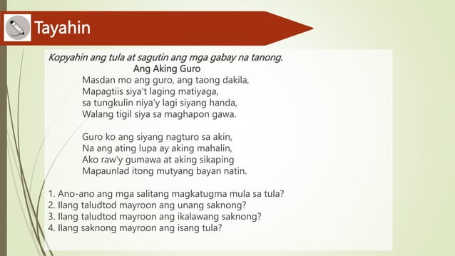 Powerpoint Filipino 6 - Pagsulat ng Tula.pptx