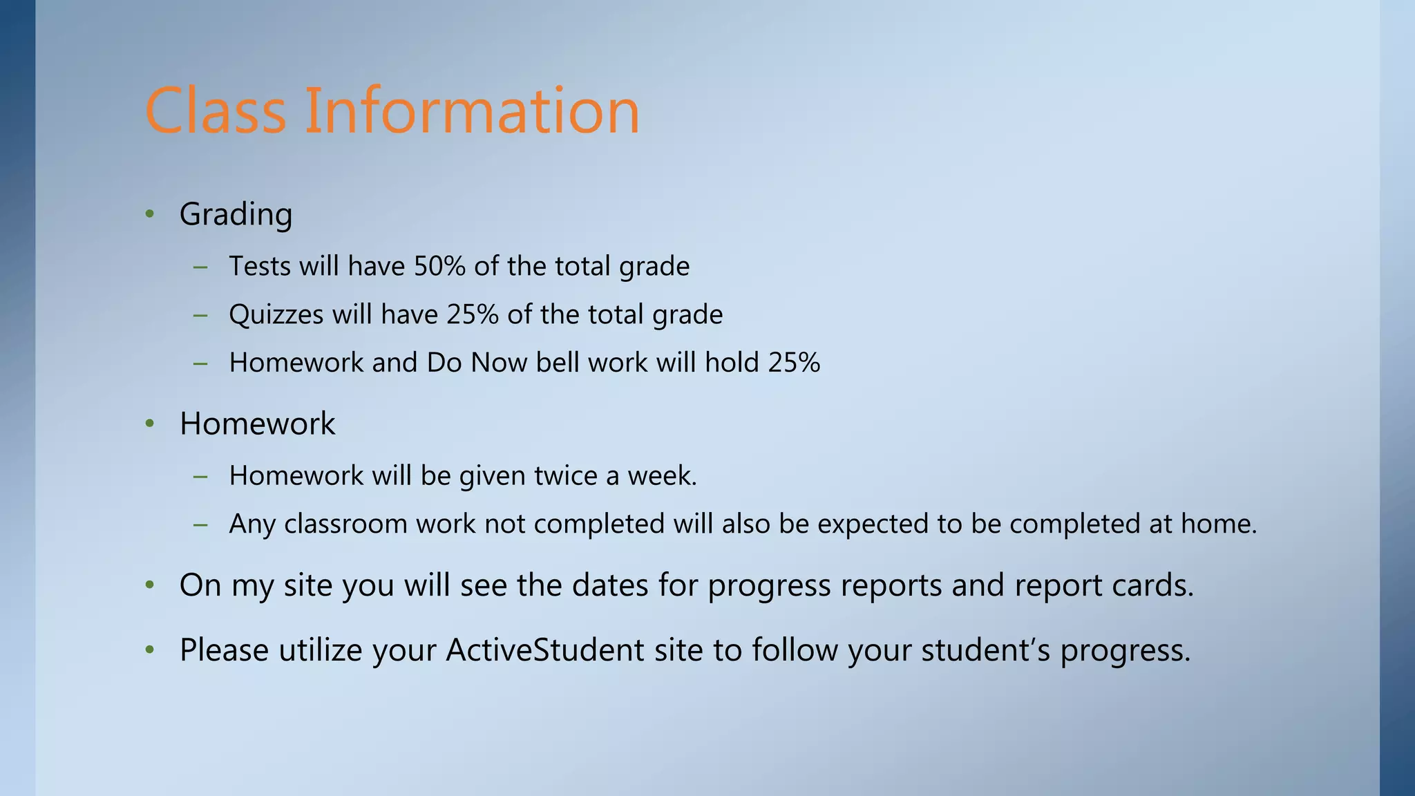 PowerPoint First Day | PPTX | Homework and Study | Education