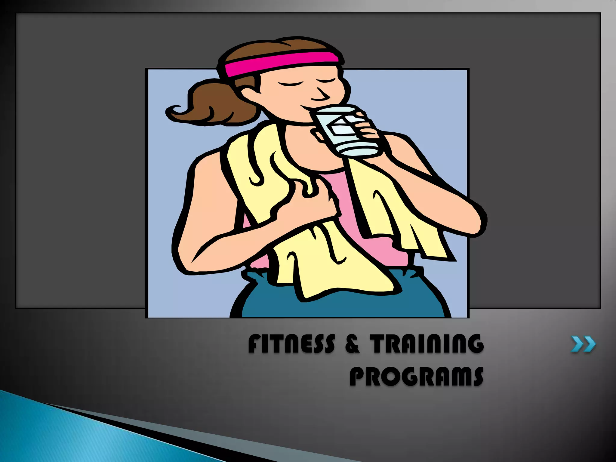 Powerpoint fitness and training programs assessment | PPTX