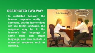 THE COMPARISON BETWEEN ONE WAY AND TWO WAY COMMUNICATION | PPT