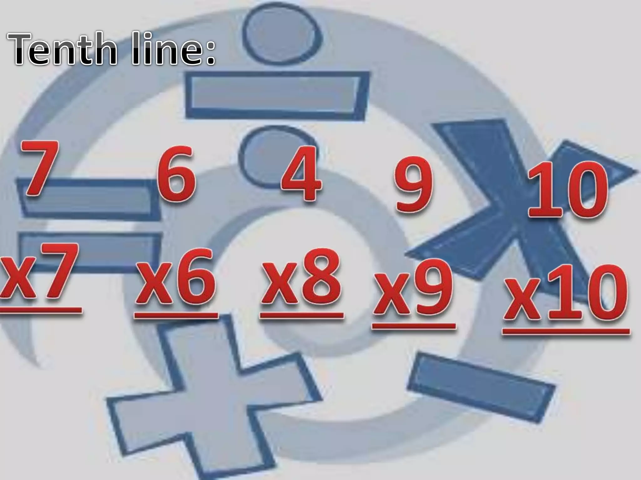Powerpoint flashcard multiplication | PPTX