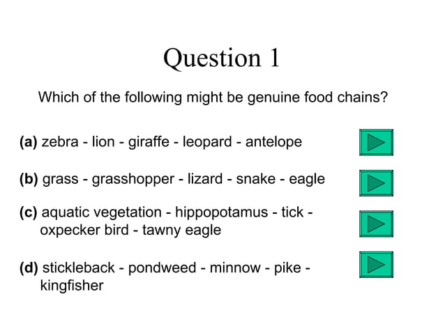Powerpoint food webs, carbon cycle | PPT