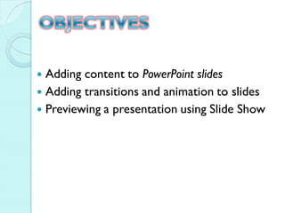 Power point for beginner | PPT