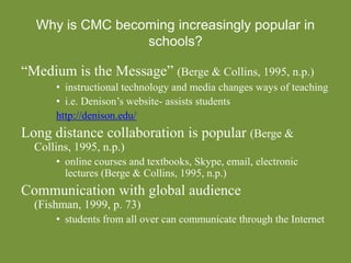 CMC in Schools Powerpoint | PPT