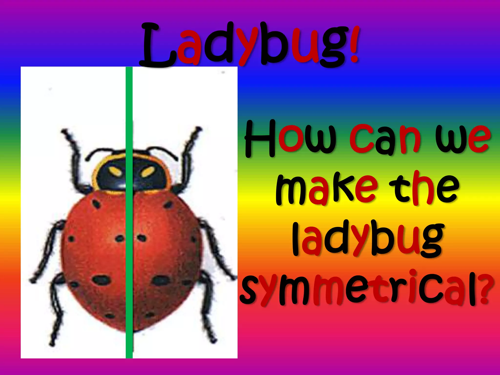 Butterfly Symmetry Technology Lesson | PPTX