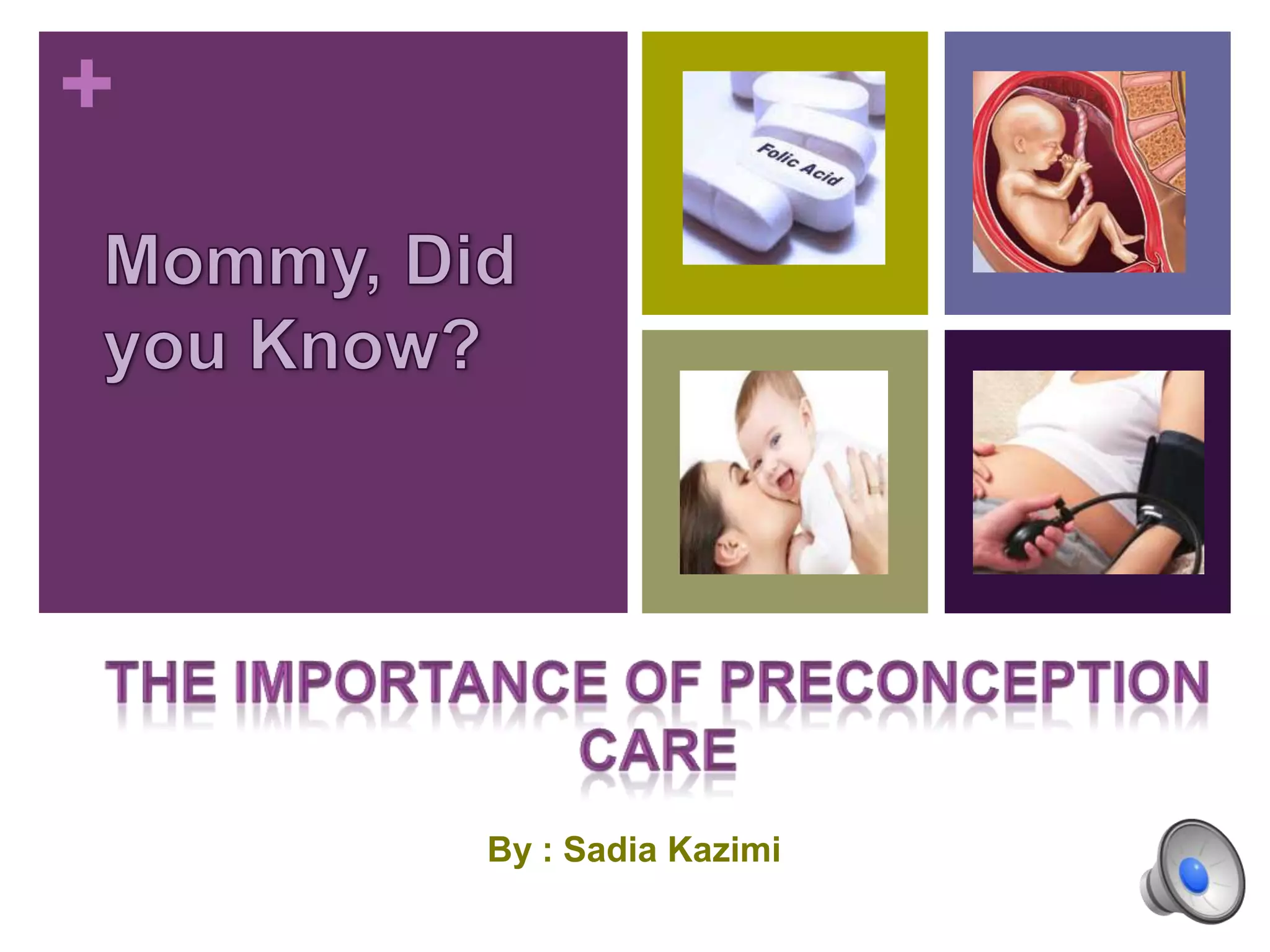 The Importance of Preconception Care | PPTX