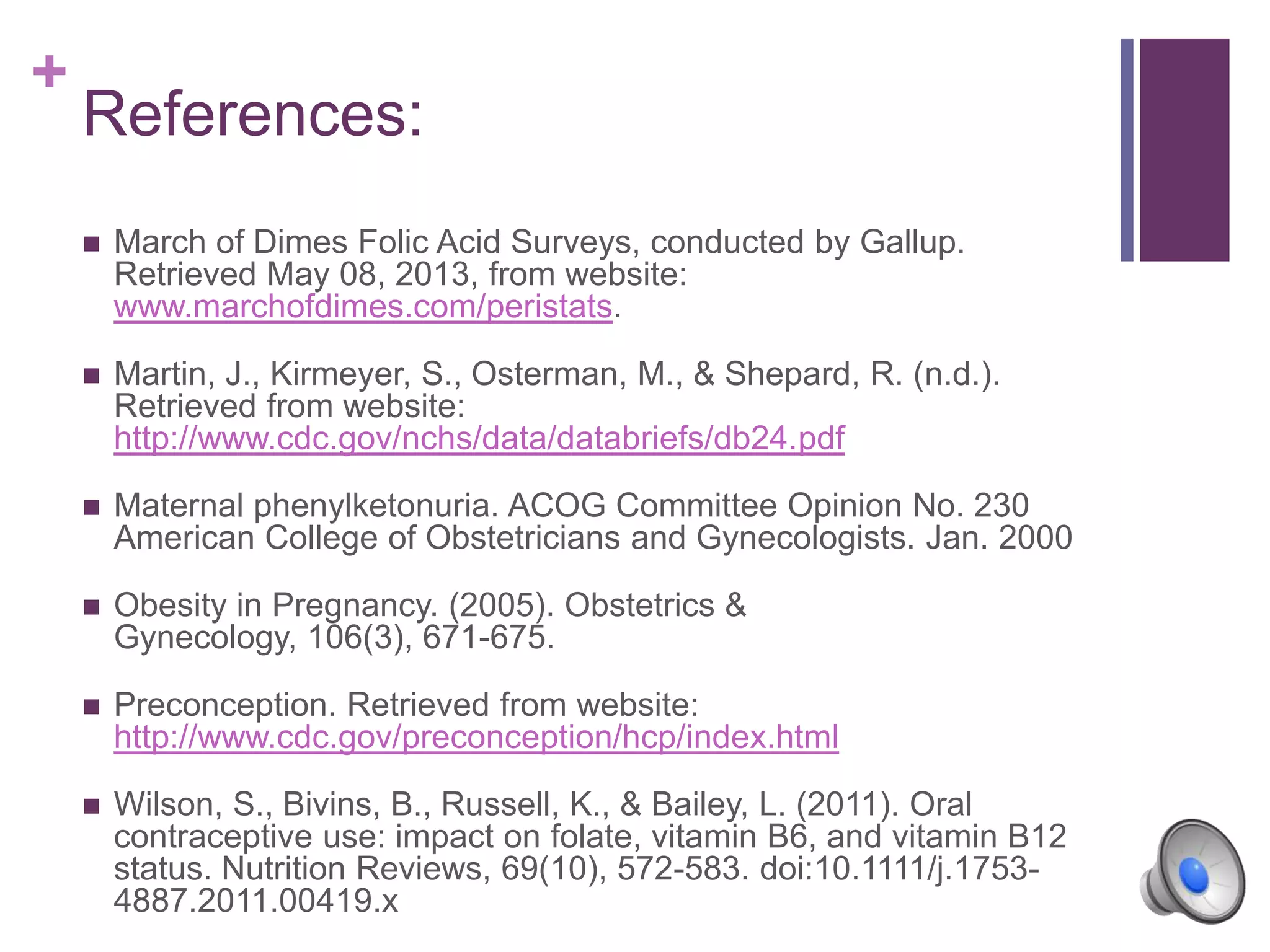 The Importance of Preconception Care | PPTX