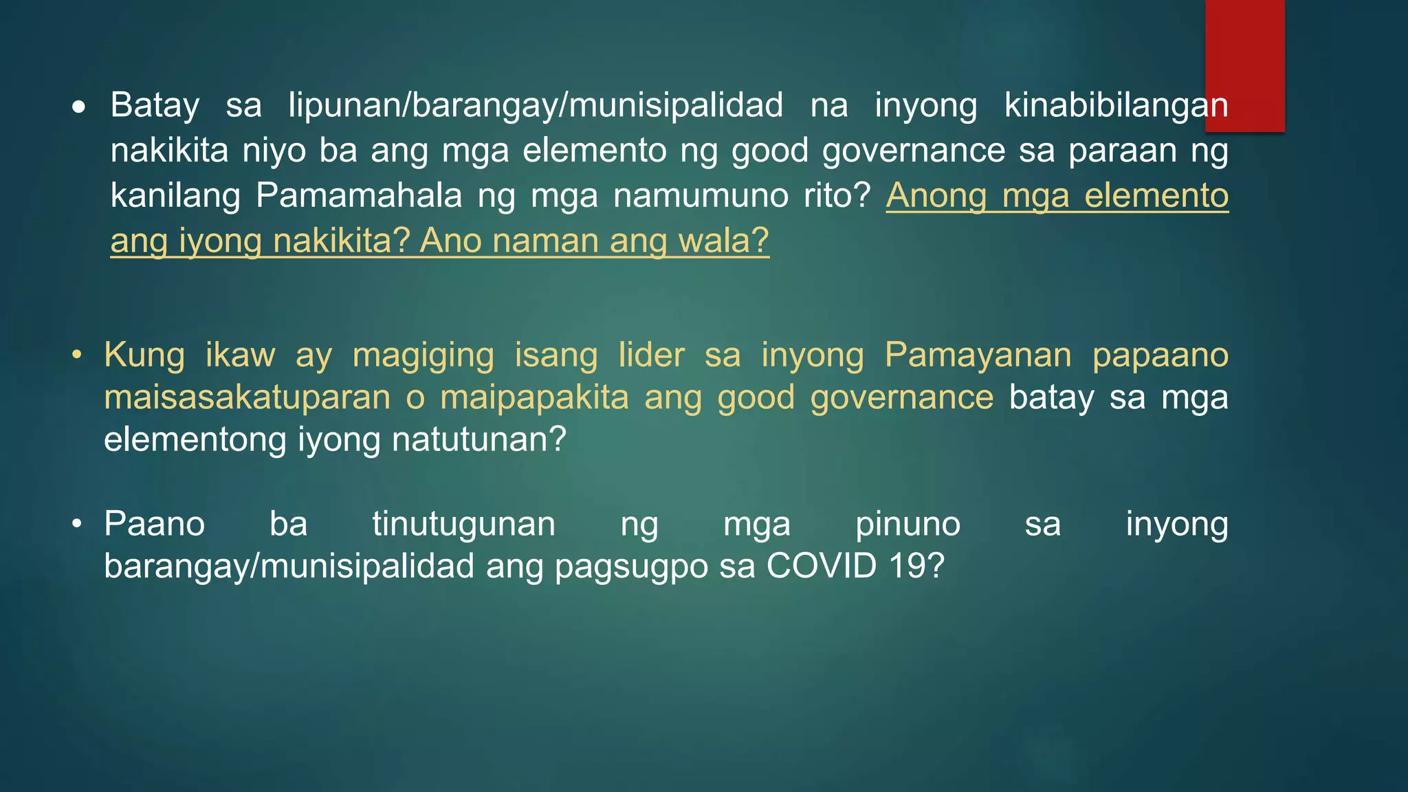 POWERPOINT FOR DEMO ARAL PAN | PPTX