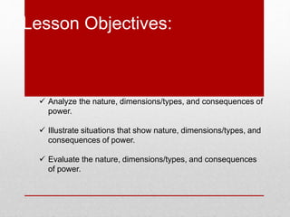 Kinds of Power | PPTX