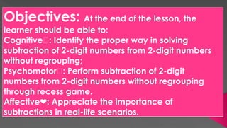 POWERPOINT FOR DEMO TEACHER III -MATHEMATICS SUBTRACTION | PPTX