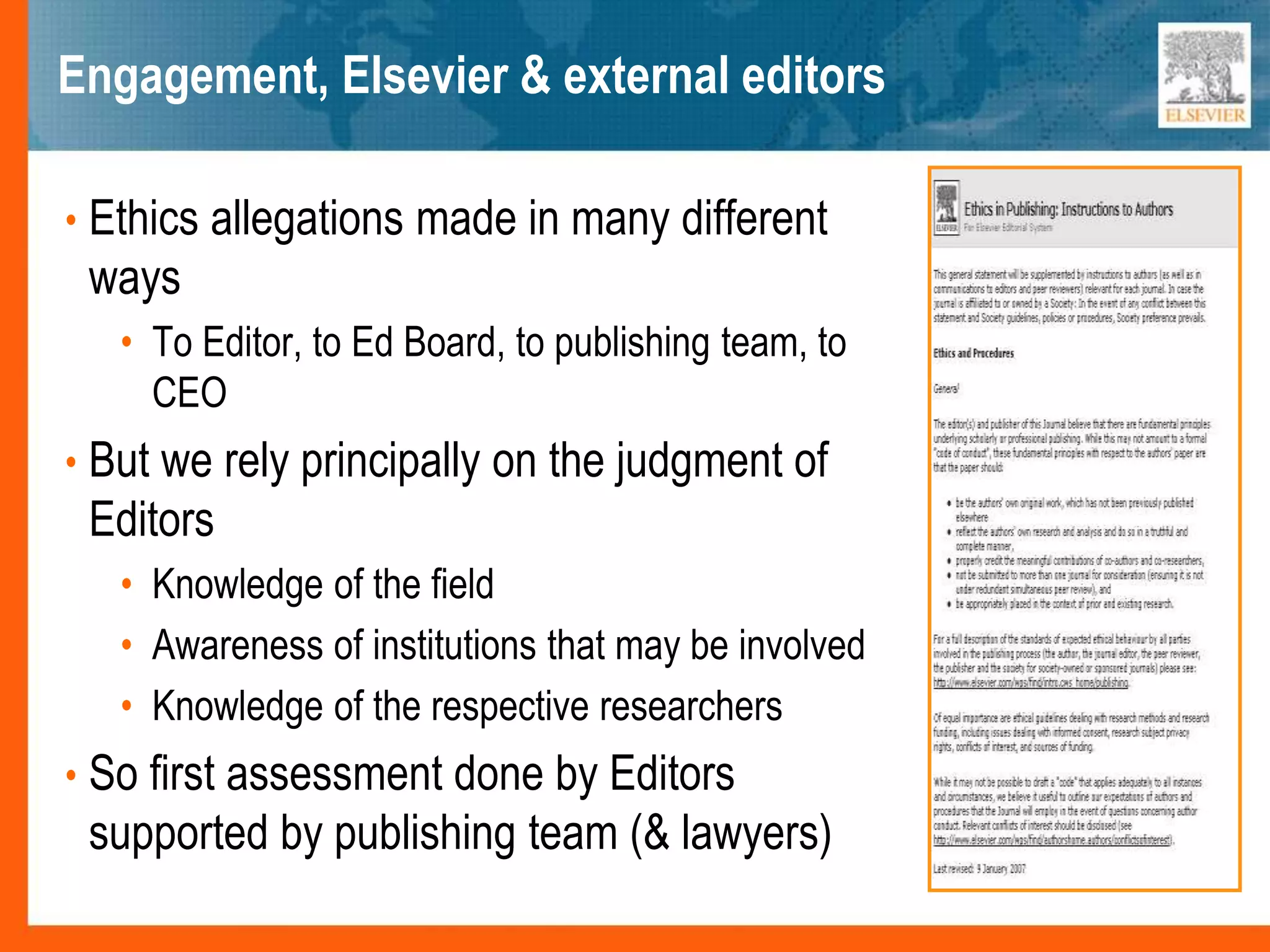 PowerPoint for Elsevier and the Publisher Role in Supporting Publishing ...