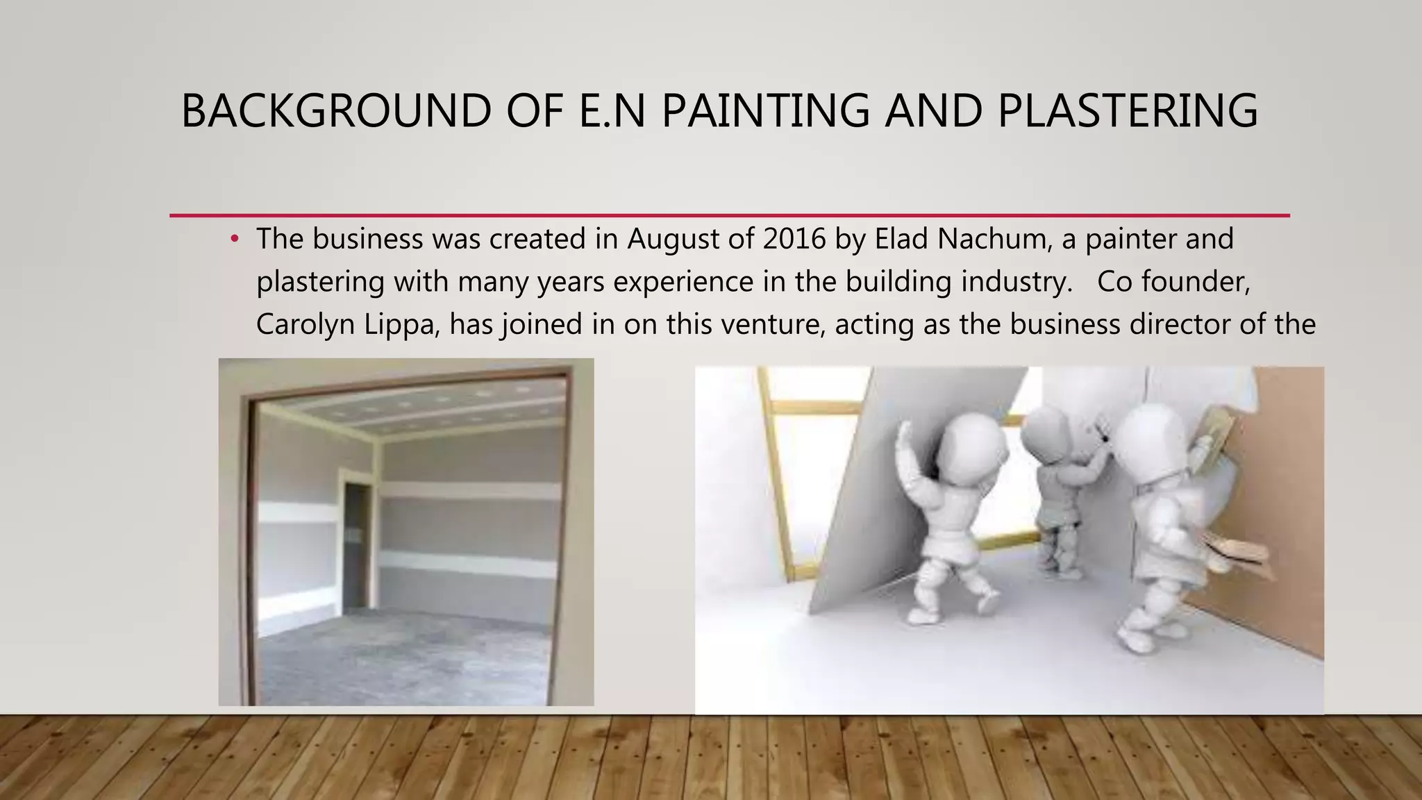 Powerpoint for en painting and plastering | PPTX