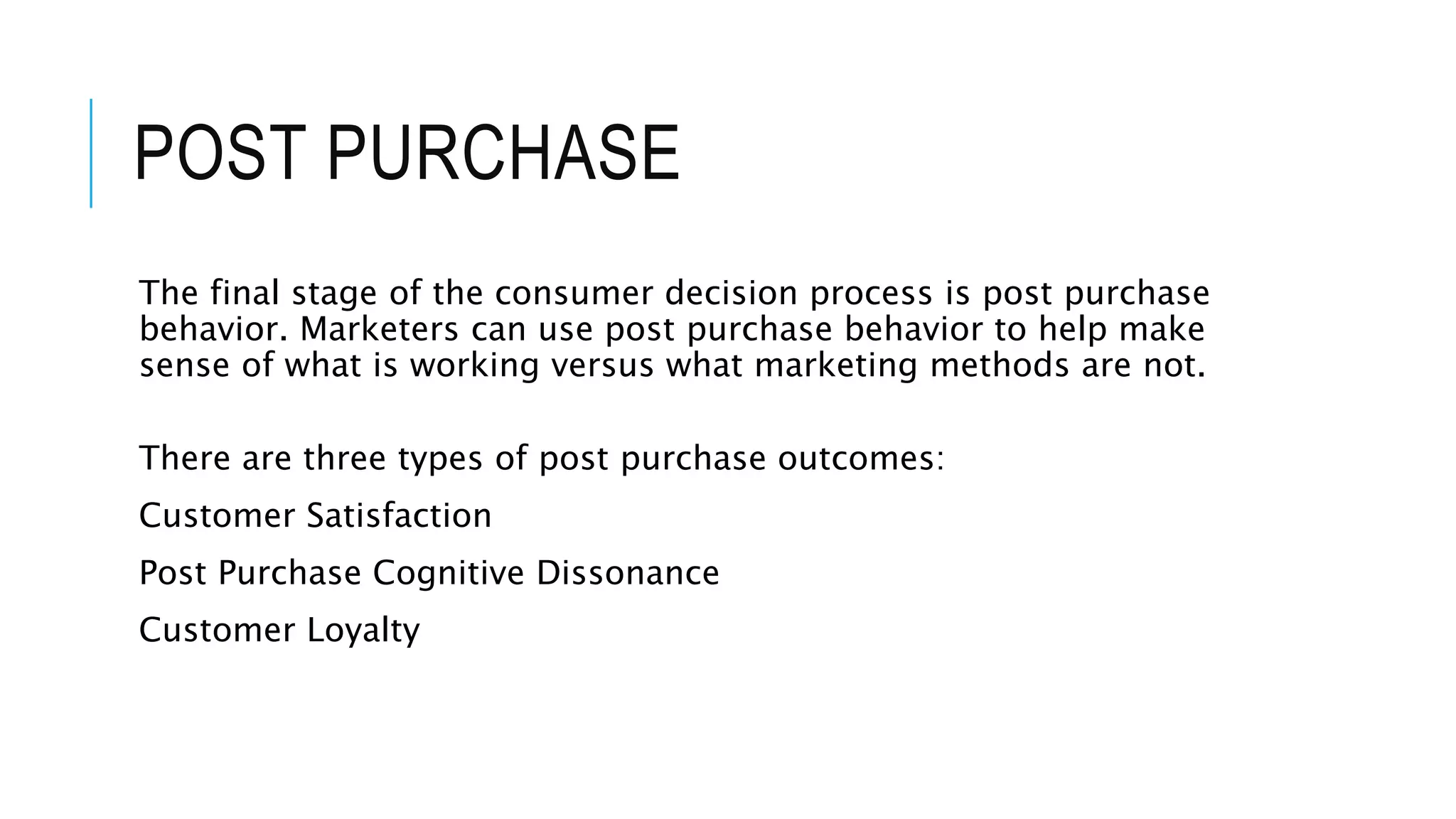 Consumer Buyer Behavior & Decision Making | PPT